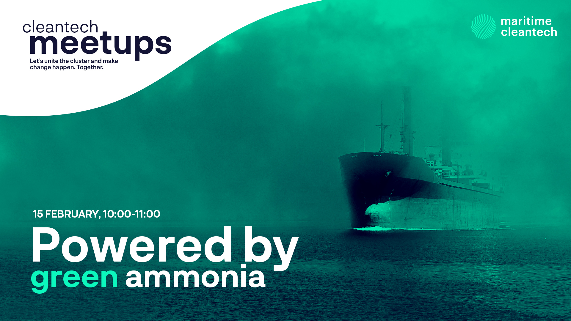 CleanTech MeetUp: Powered by Ammonia – NCE Maritime CleanTech